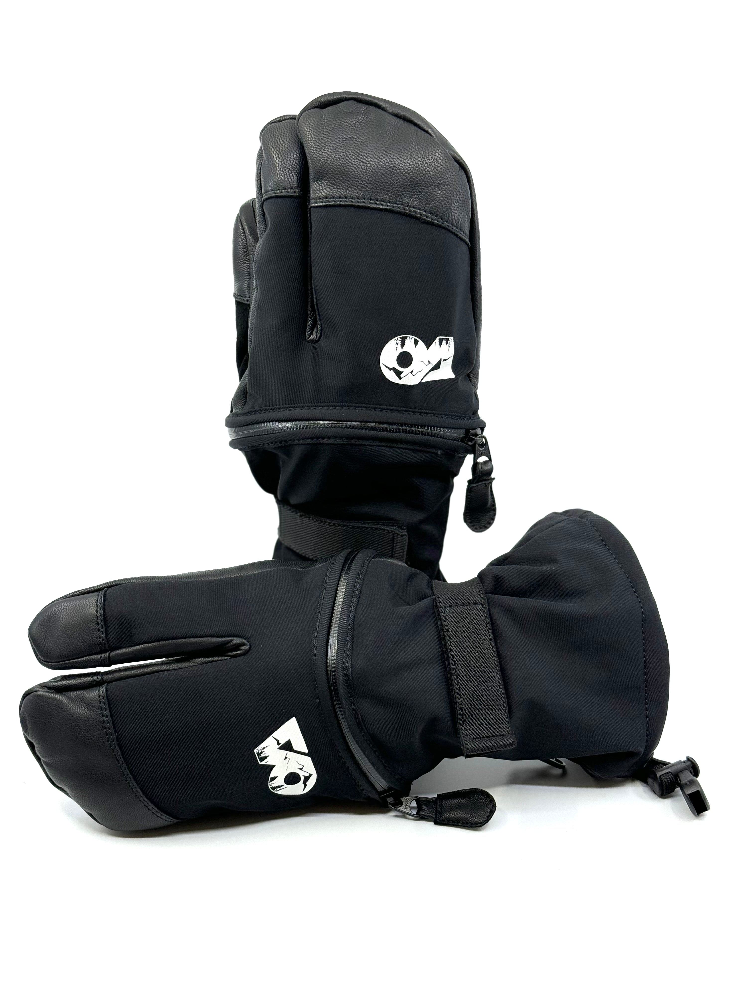 BLACK AND BLACK TRIGGER MITTS – VO Gloves