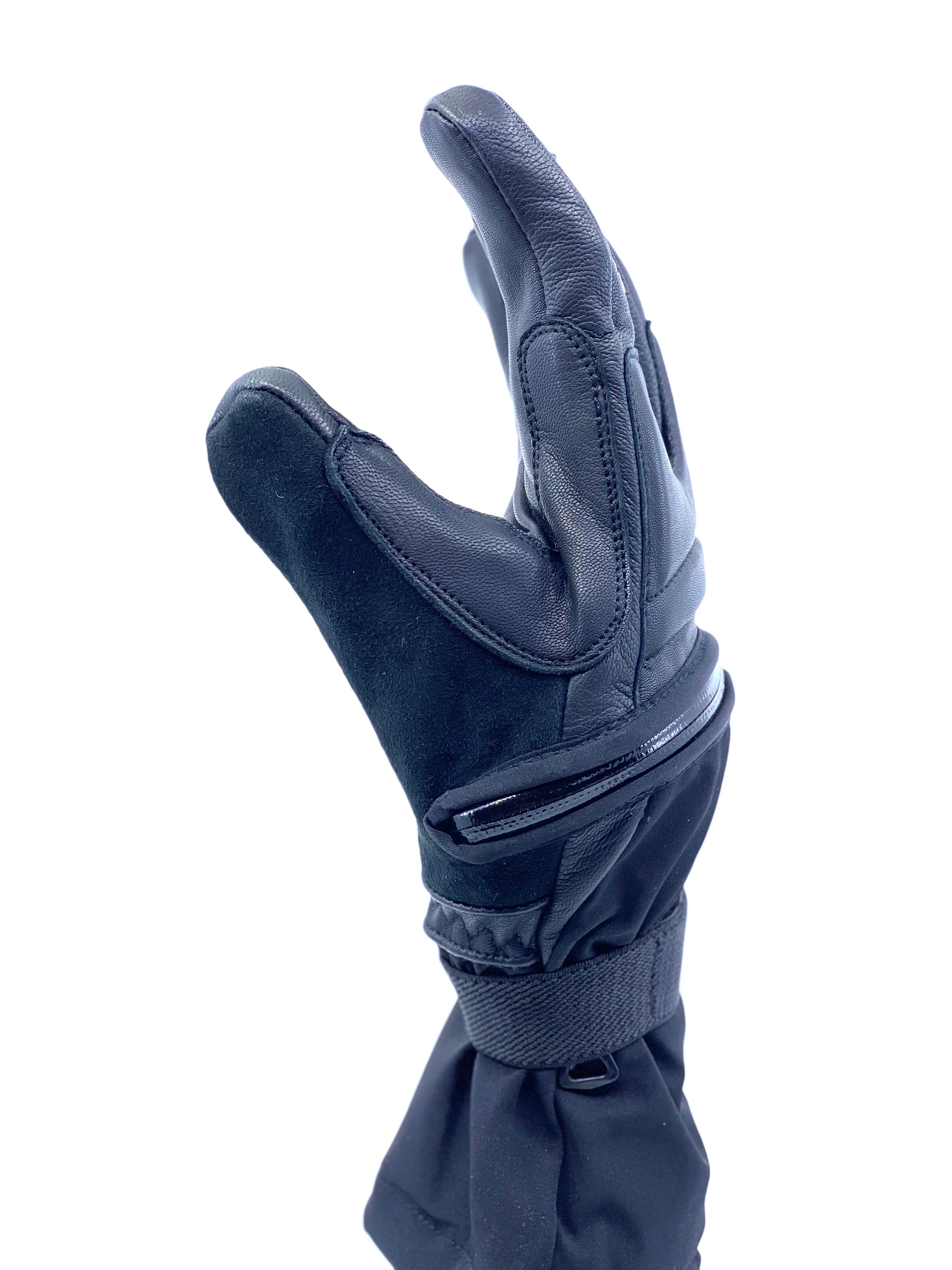 30% OFF! SNOWMOBILE READY- Black and Black Extra Thin Palm Knuckle Pad ...